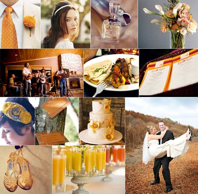 Rustic Fall Wedding Inspiration Board
