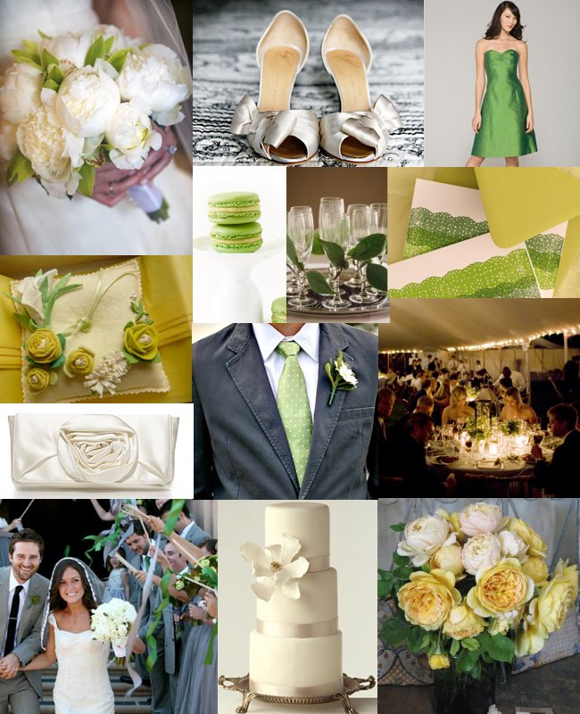 A Romantic Wedding in Green | Inspiration Board