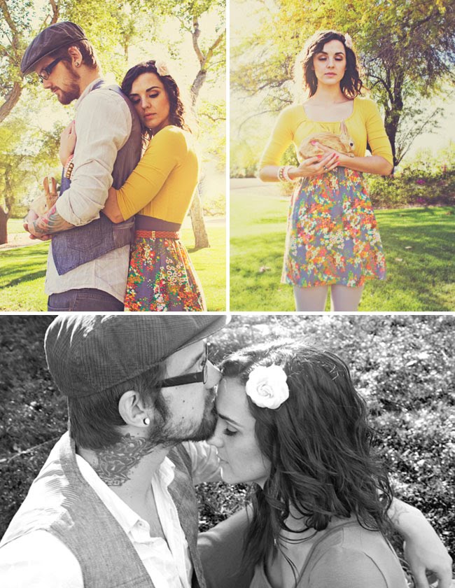 An Easter Engagement - Green Wedding Shoes