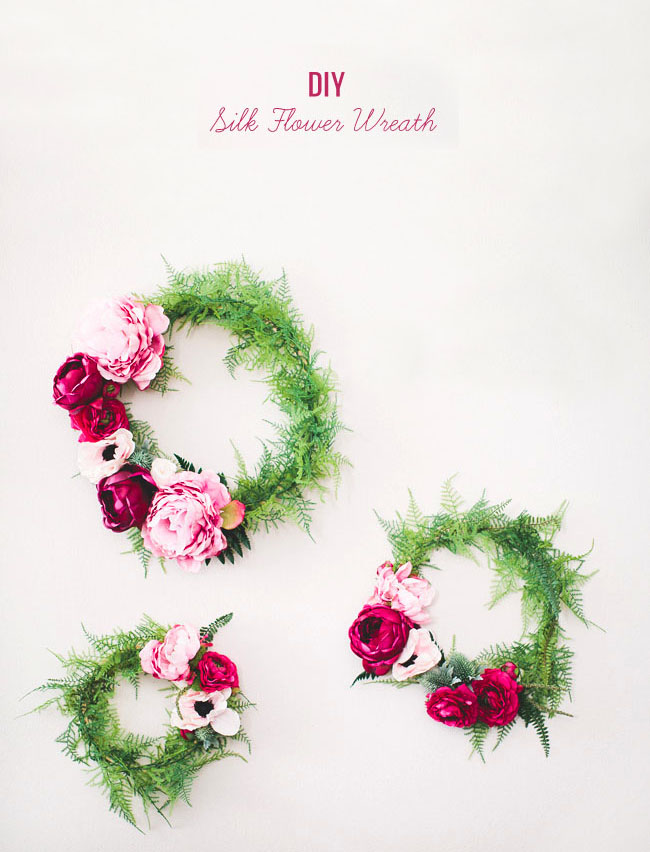 Diy Silk Flower Wreath