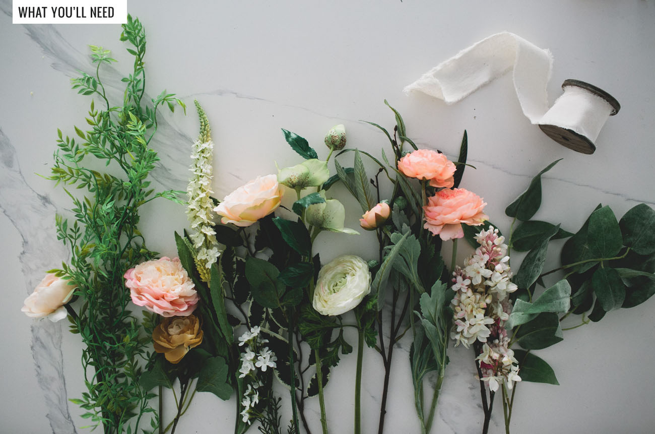 Diy Silk Flower Bouquet For An Elopement Green Wedding Shoes