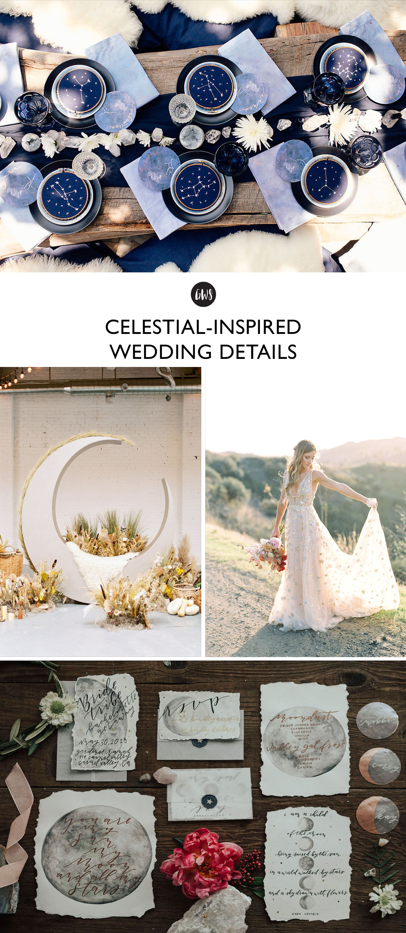 We're Over the Moon for All These Celestial-Inspired Wedding Details ...