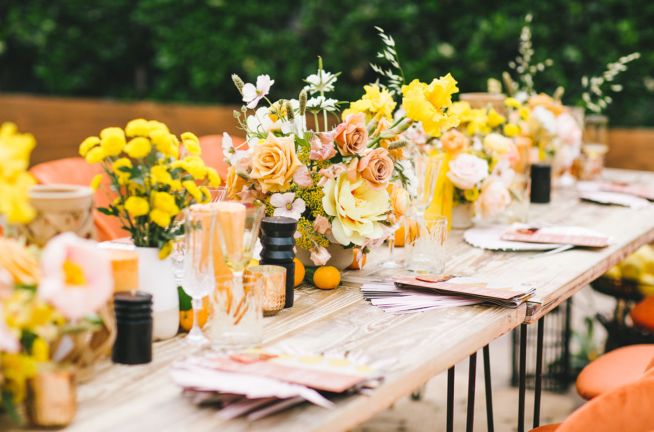 Citrus Zest: How to Bring Yellow Into Modern Wedding Design | Green ...