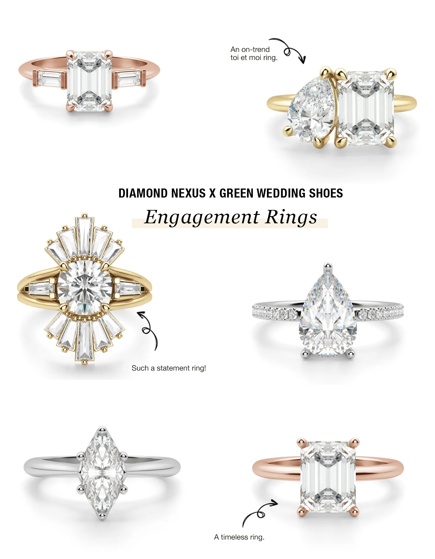 Introducing the Green Wedding Shoes x Diamond Nexus Engagement Ring ...