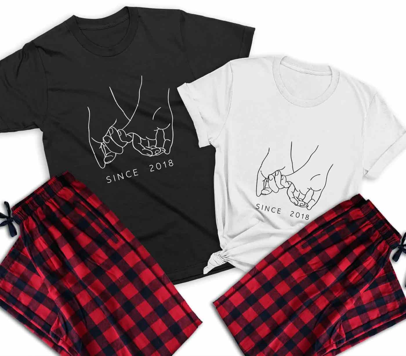 19 Cute Matching Christmas Pajamas for Couples