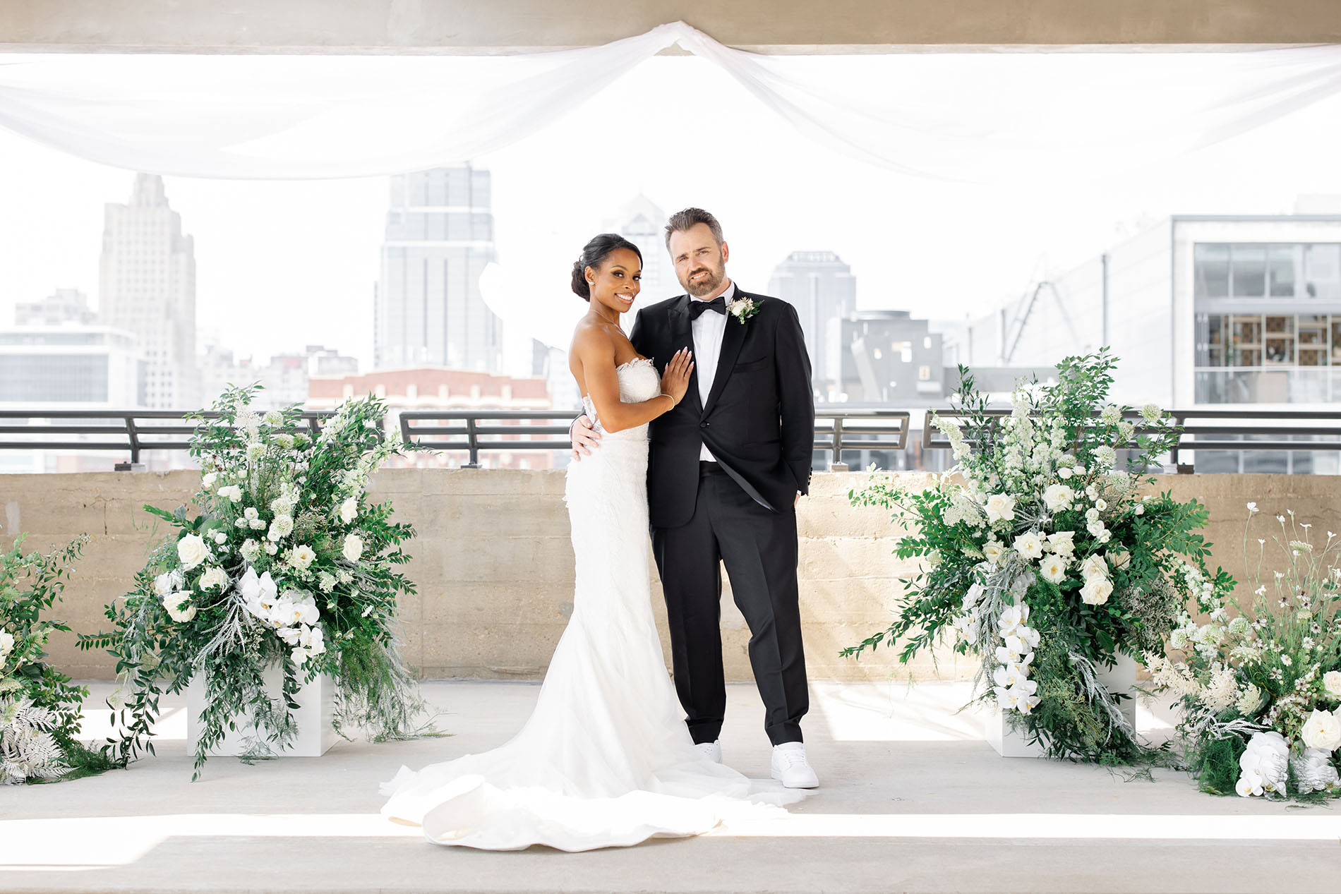 An Exclusive Look at Devyn Simone's Timelessly Elegant Rooftop Wedding ...