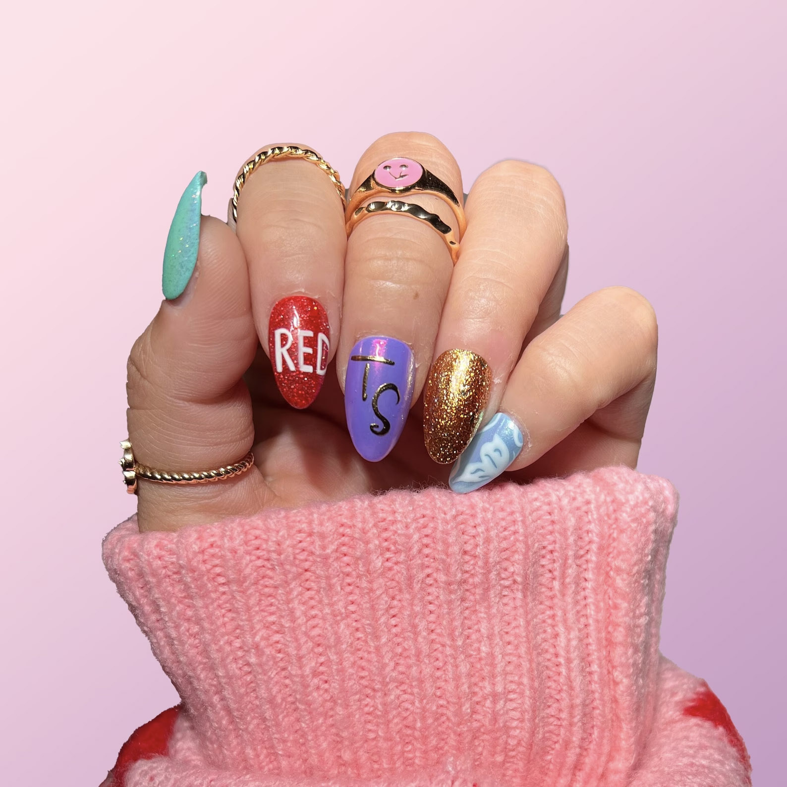 Taylor Swift Nails: 32 Album Inspired Looks For The Different Eras