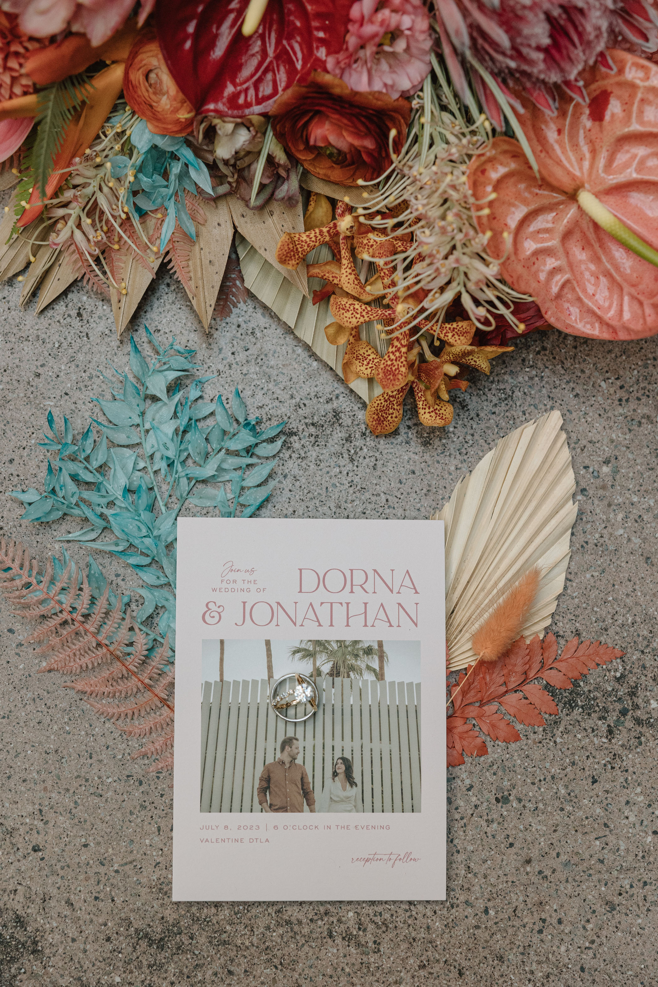 This Lush + Colorful DTLA Wedding Was A Celebration Of Culture + Community