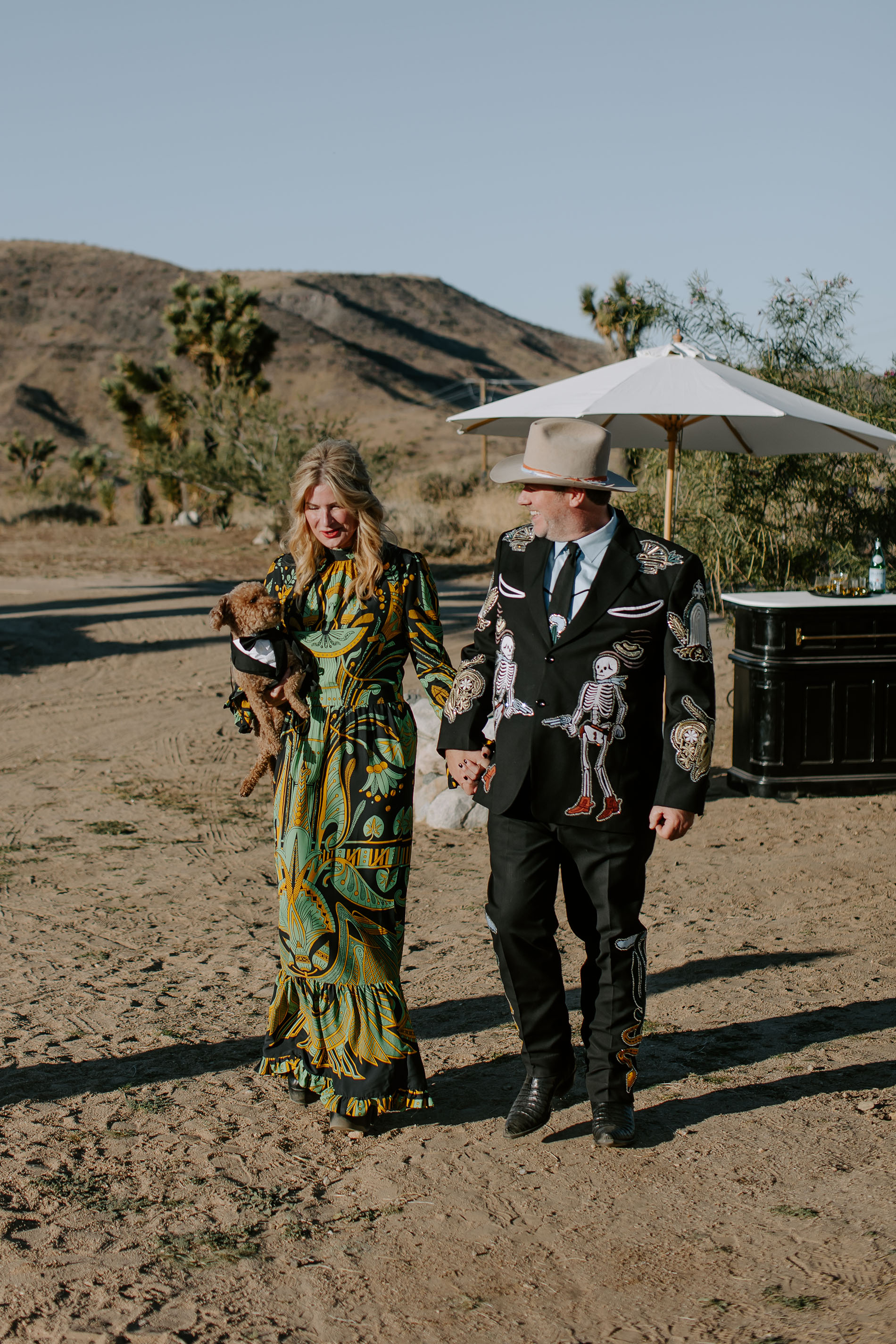 This Gothic Desert Wedding Put The “Ghost” in Ghost Town - Wedding ...