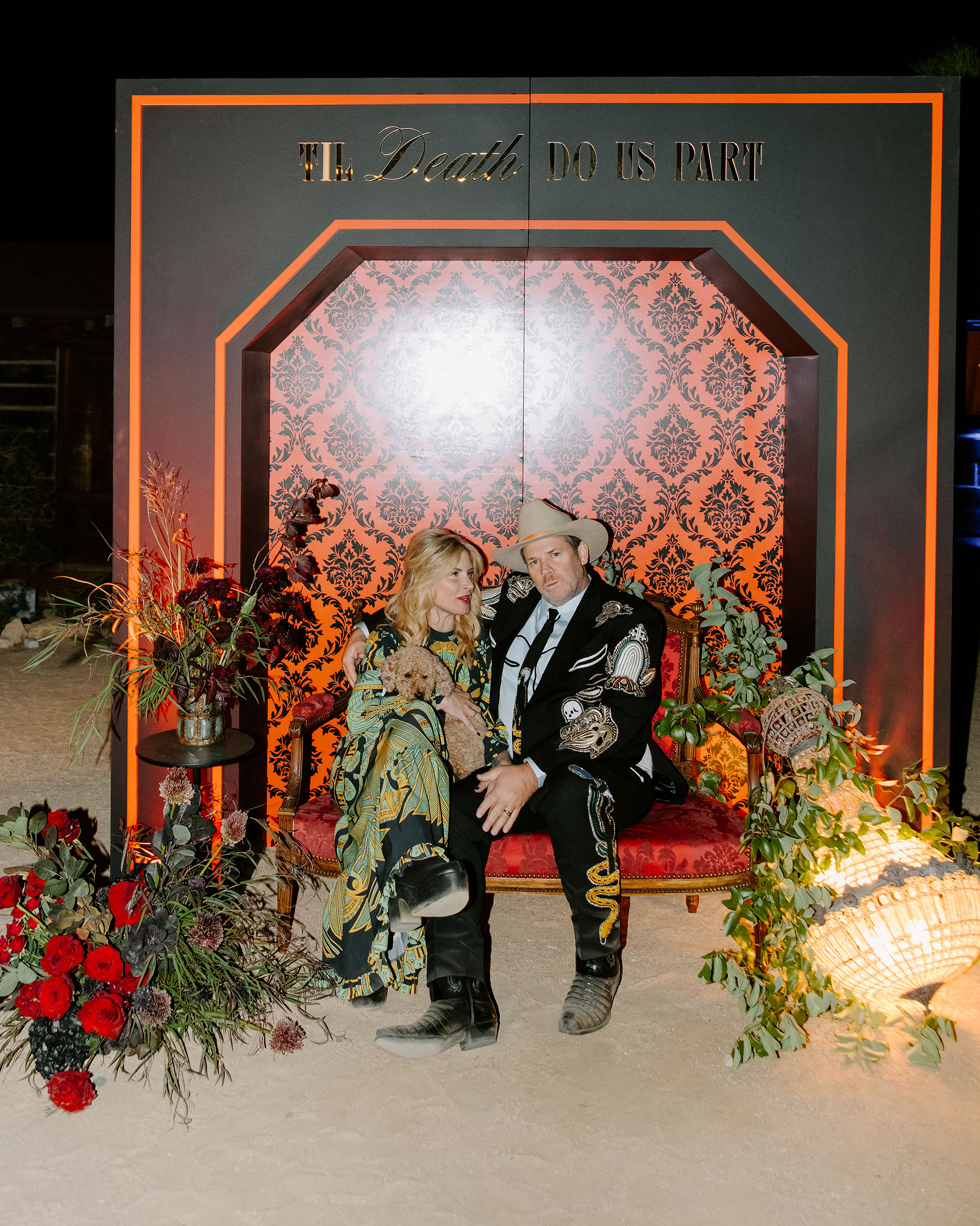 This Gothic Desert Wedding Put The “Ghost” in Ghost Town - Wedding ...