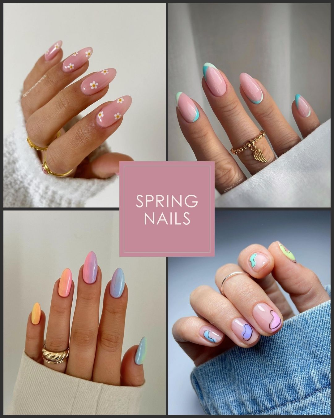 50 Cute Spring Nails Designs + Nail Art Ideas We Loving in 2025