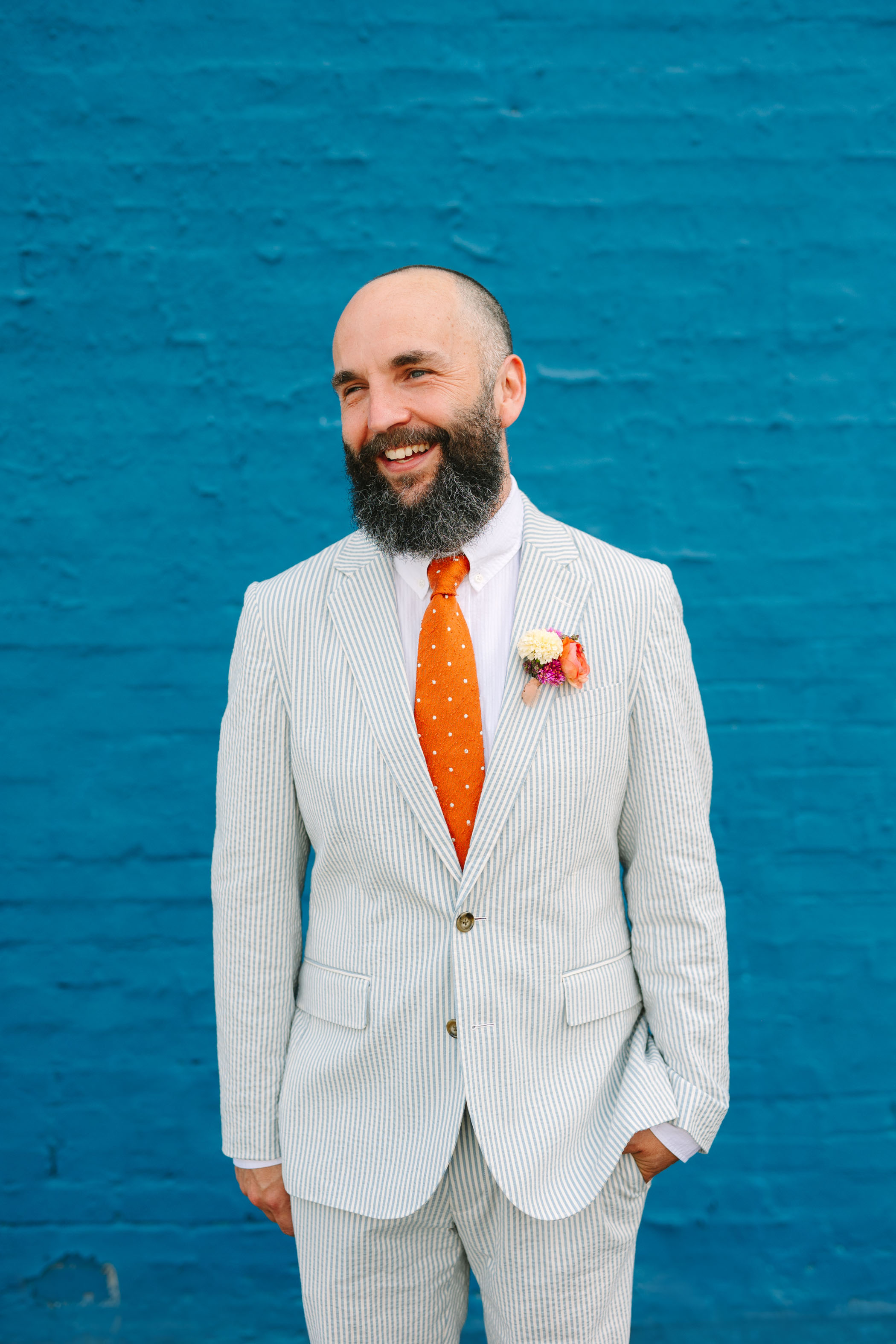 A Kooky + Colorful Highland Park Elopement...Officiated by a Puppet!