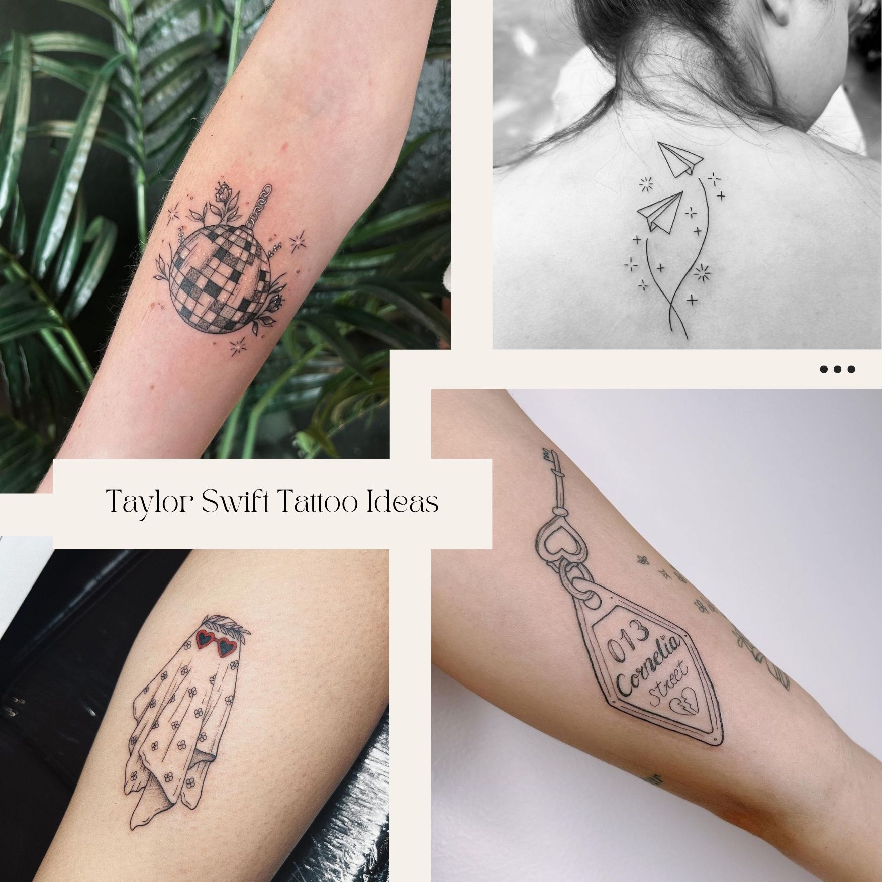 37 Best Taylor Swift Tattoo Ideas That Are Classy and Cute - Wedding ...