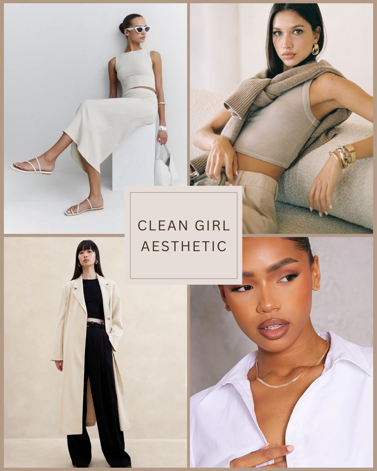 Clean Girl Aesthetic - What The Trend Is + Clothes and Outfit Ideas