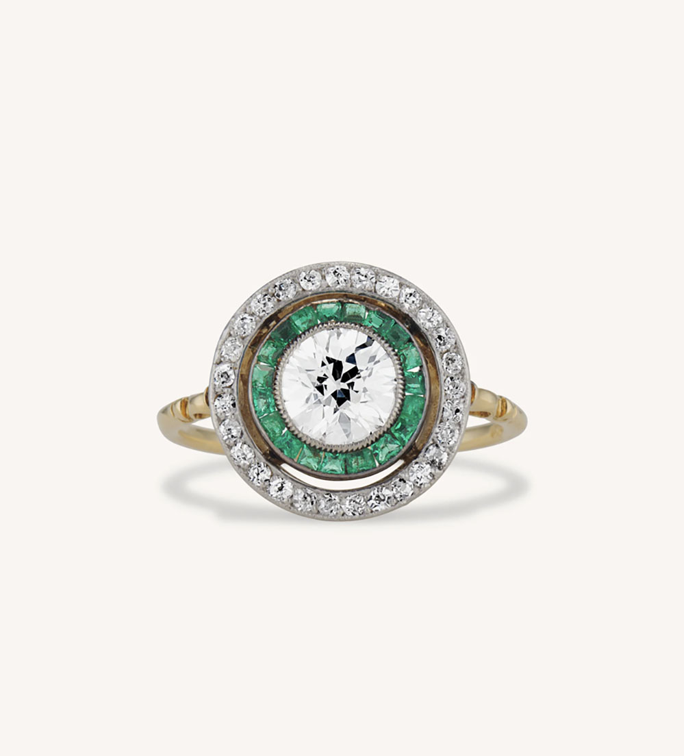 A Guide to Art Deco Era Engagement Rings With Erstwhile Jewelry - Green ...