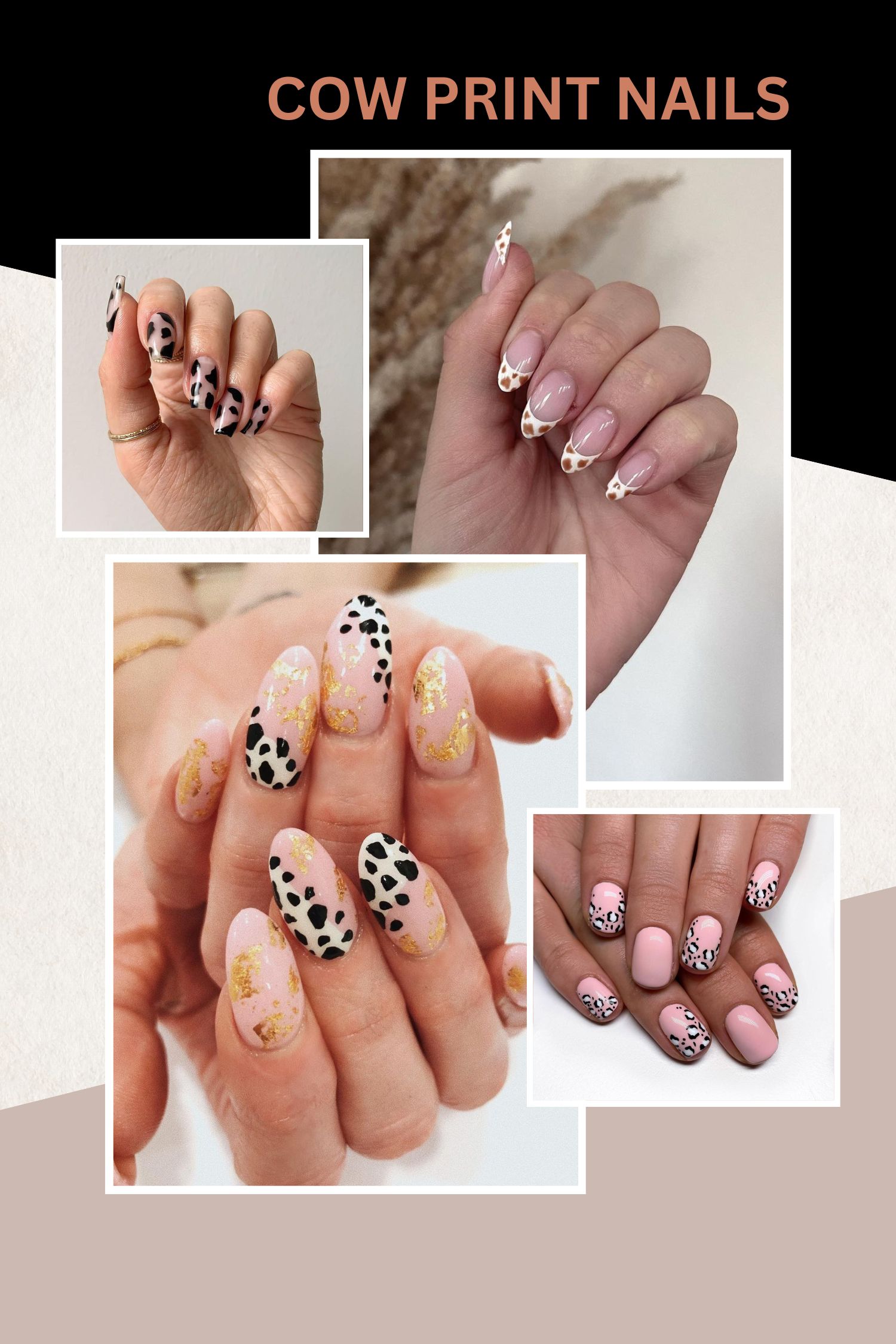 27 Cute Cow Print Nails And Designs For Any Style + Full Tutorial