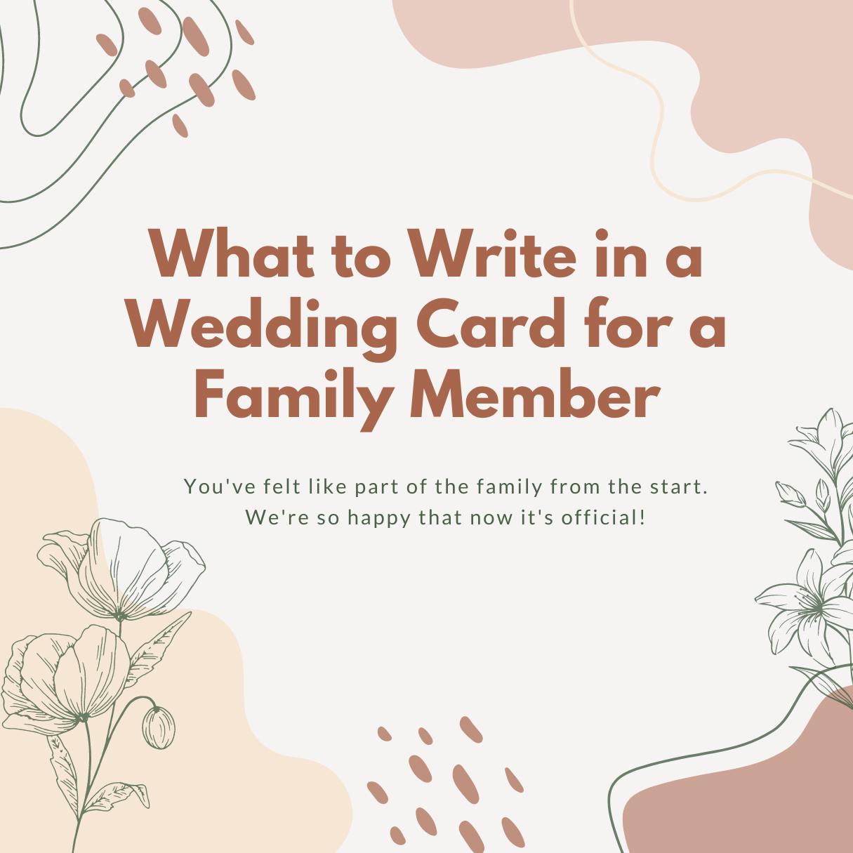 What to Write in a Wedding Card - 85 Beautiful Message Ideas + Wishes