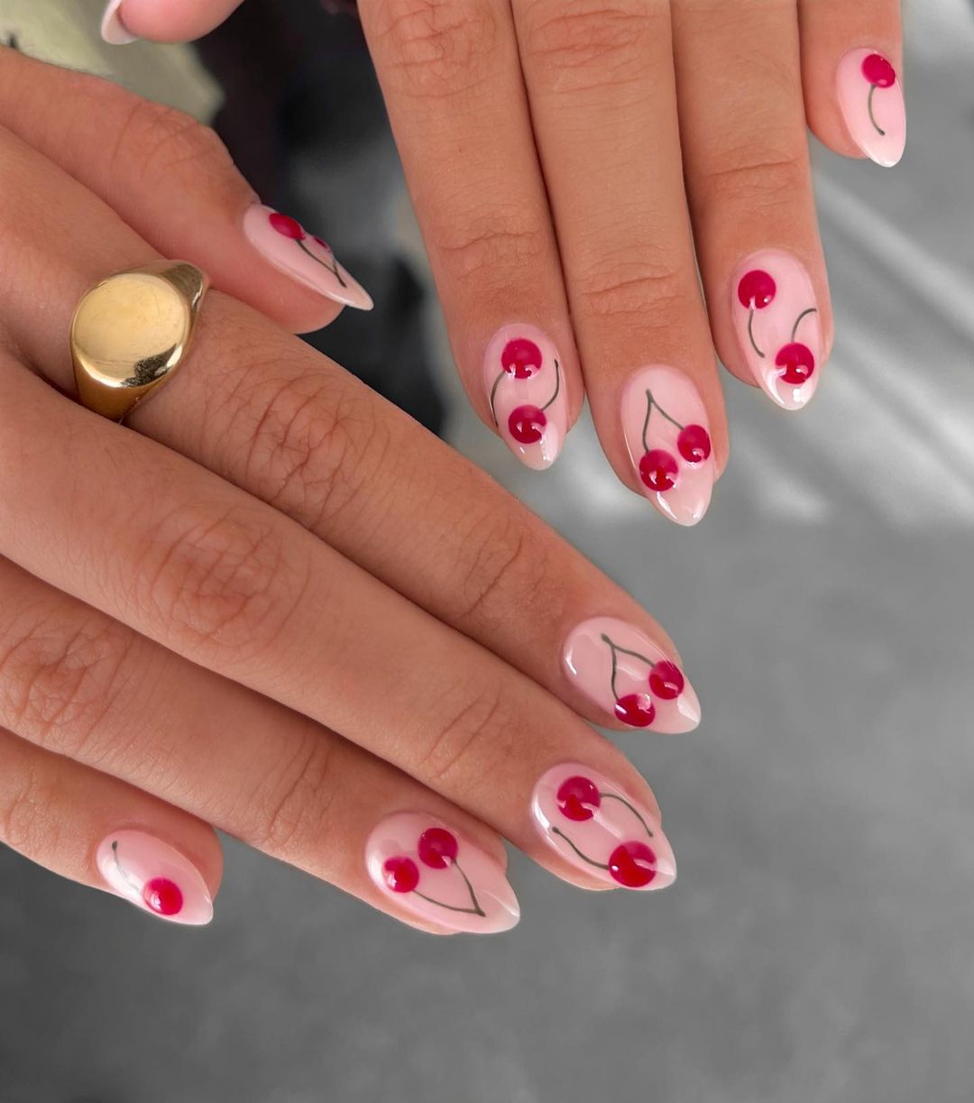 15 Cherry Nails Design Ideas Cute Enough to Eat + Nail Art Tutorial