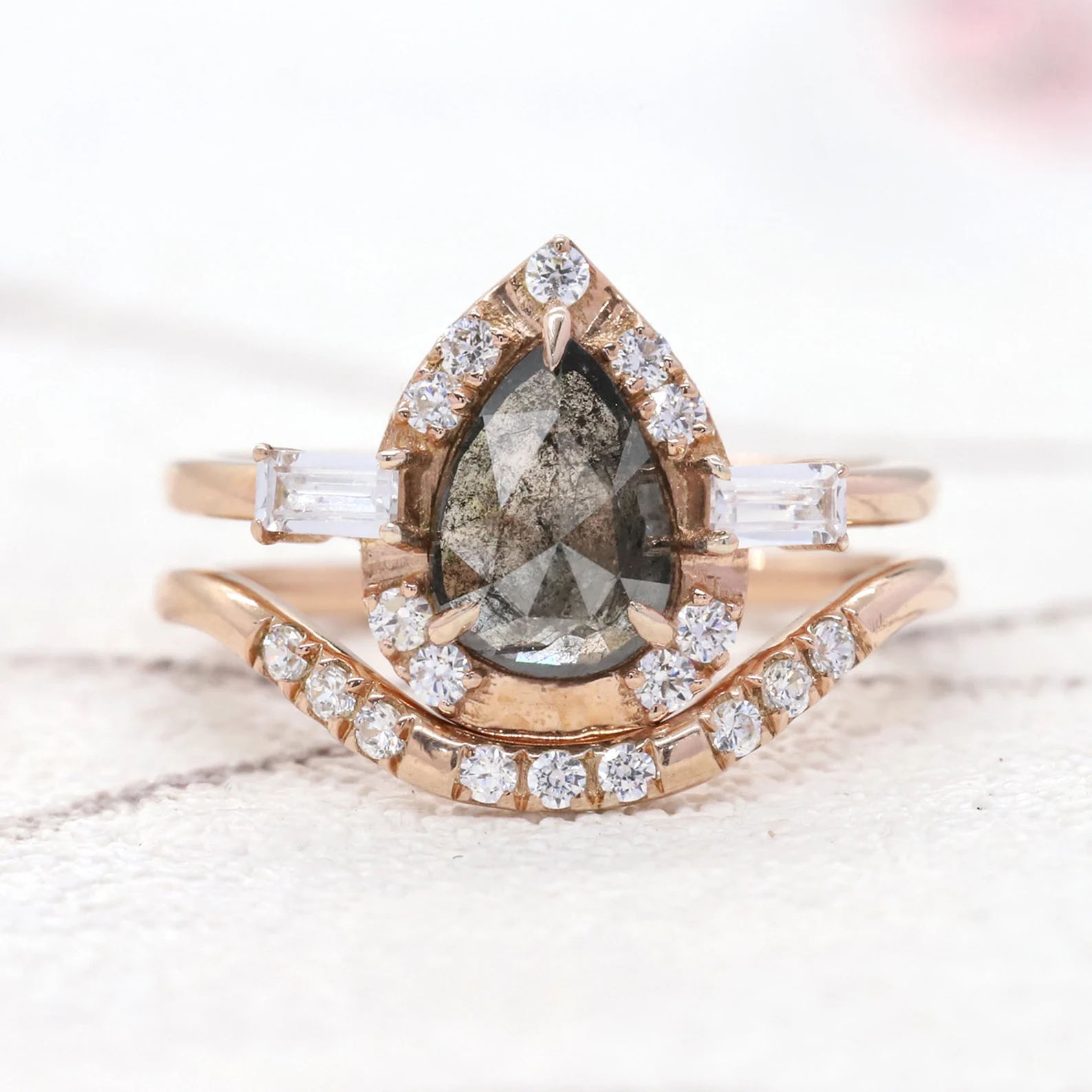 Salt and Pepper Diamond Engagement Ring Guide - 30 Best Rings