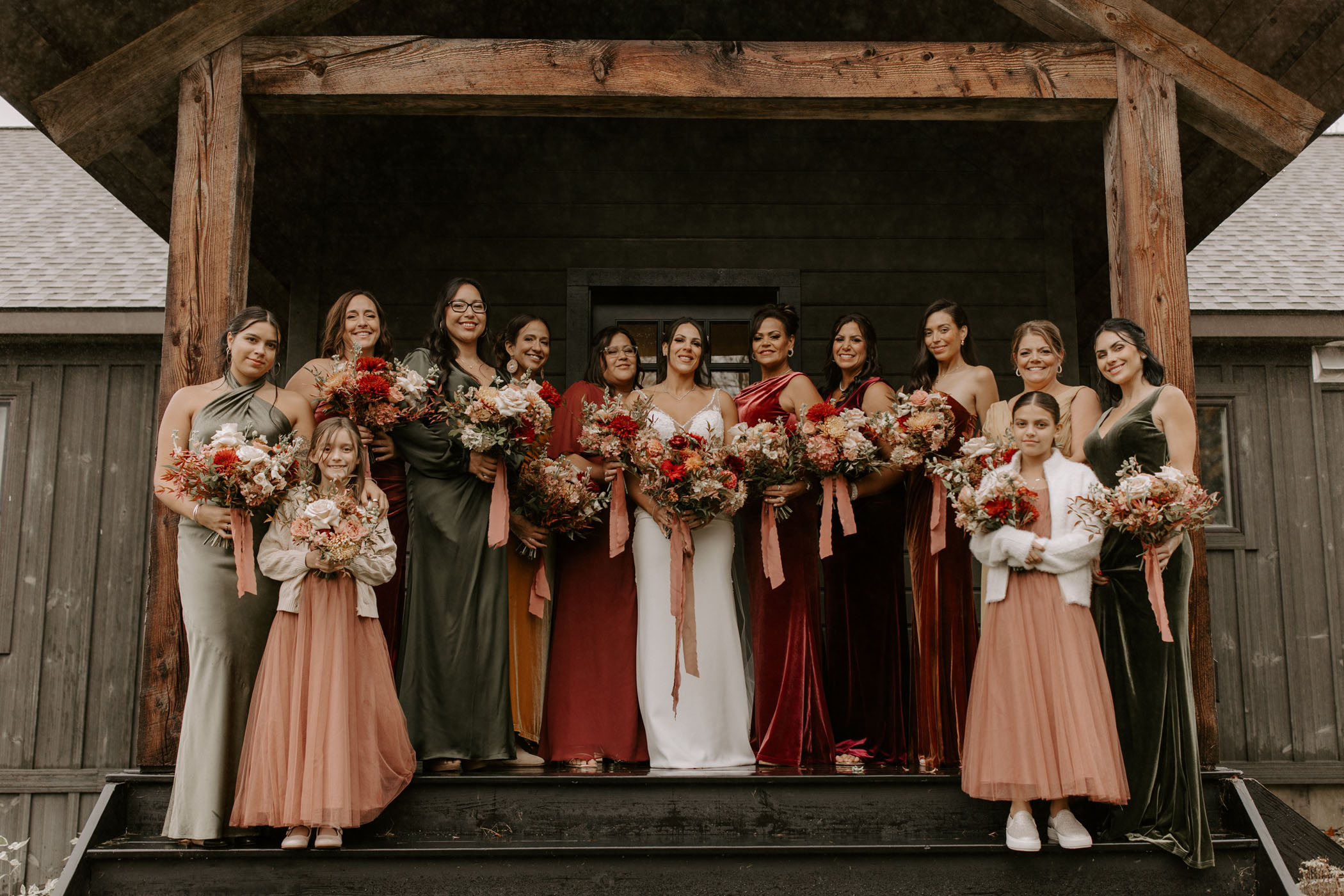 Autumn Wedding Elegance - A Warm + Cozy Celebration in Upstate NY