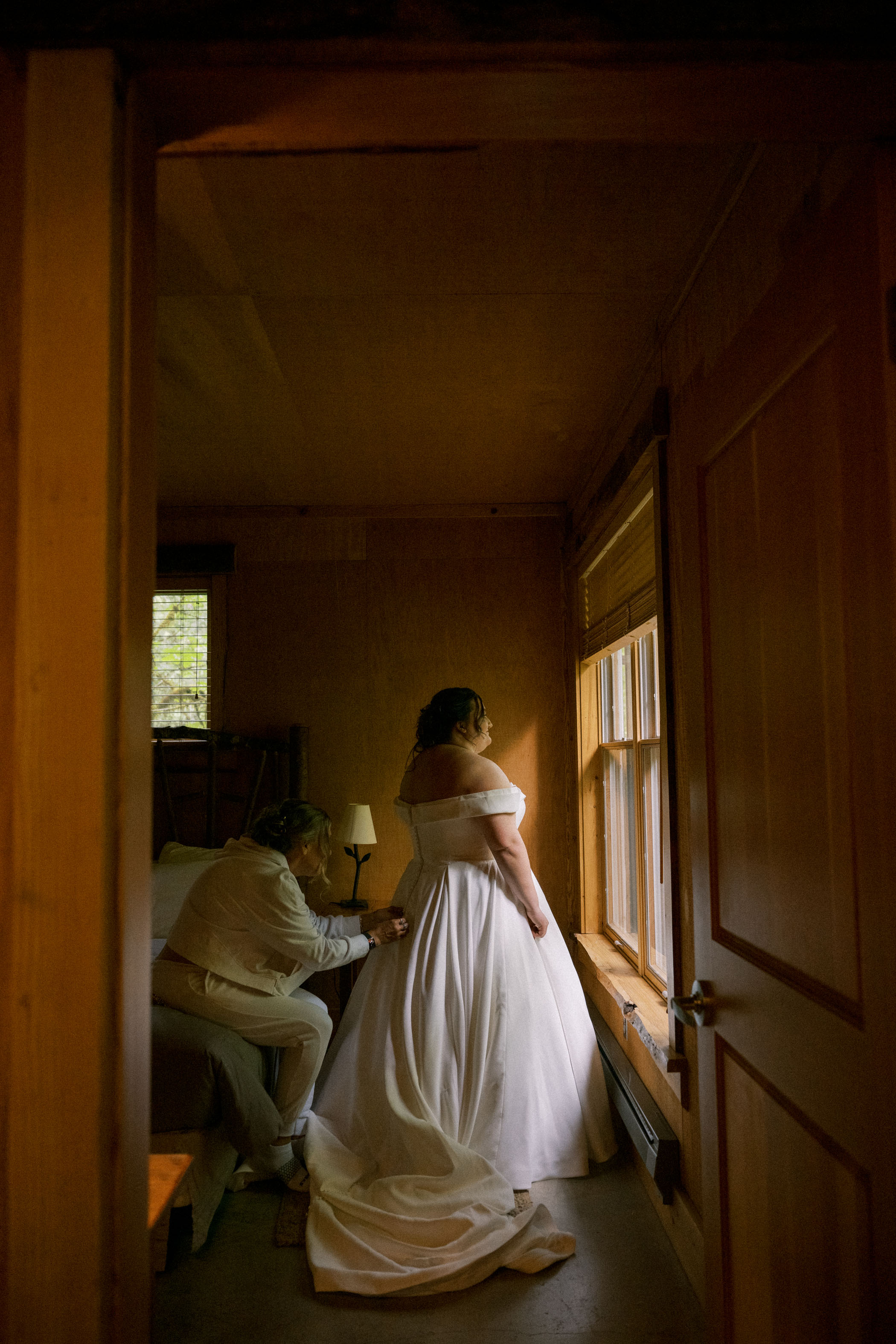 A Colorful Wedding in the Woods on Bainbridge Island