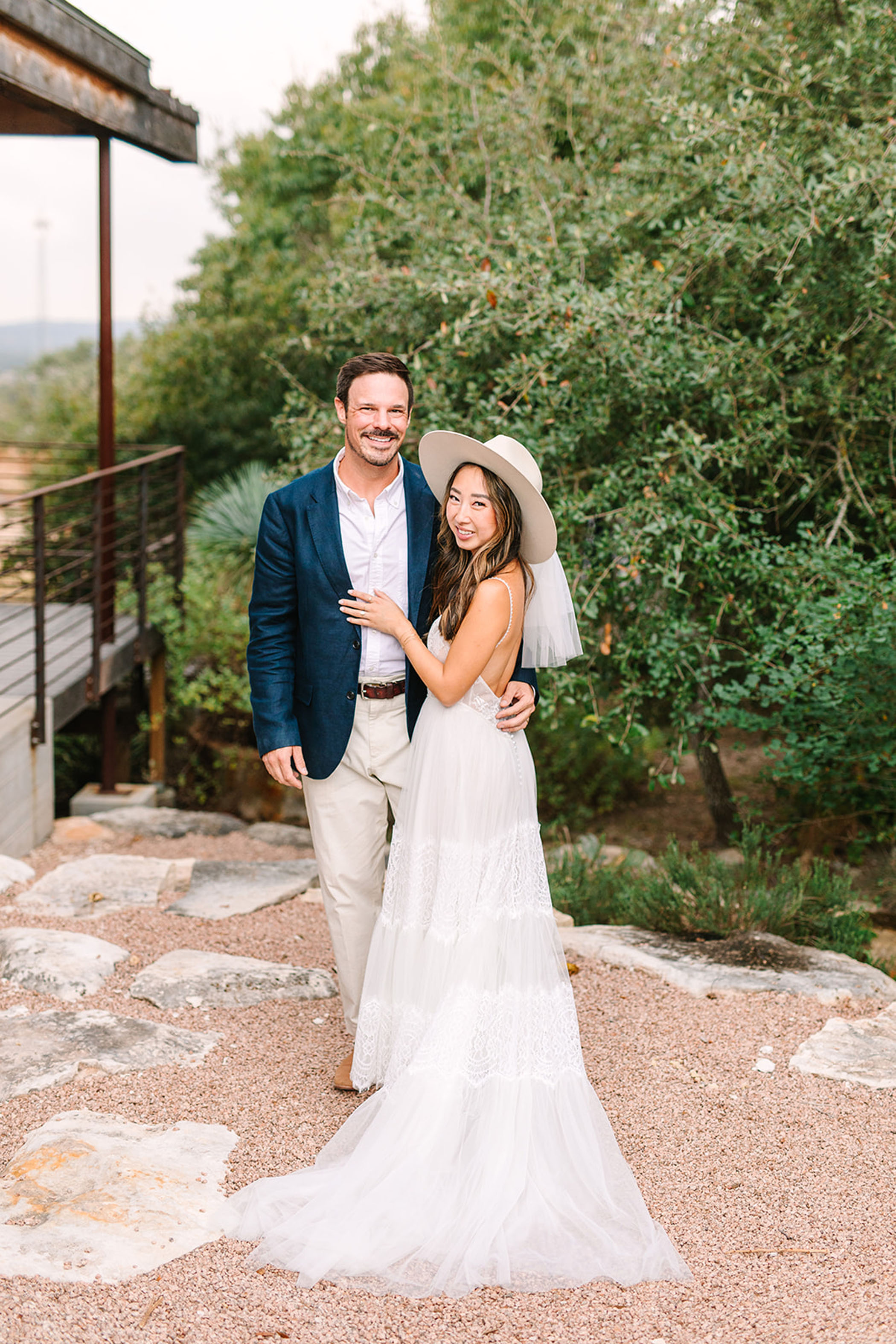 The Bride Wore a Western Bridal Hat for her Dreamy Ranch Wedding