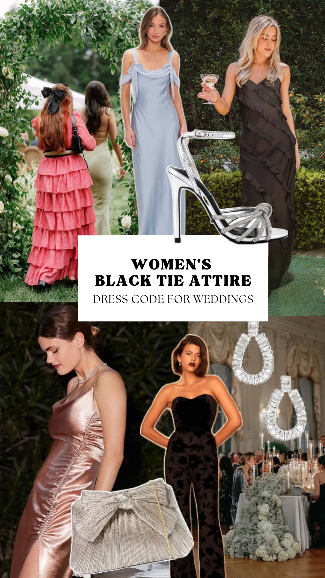 Expert-Approved Breakdown Of The Black Tie Wedding Attire Dress Code - With Examples