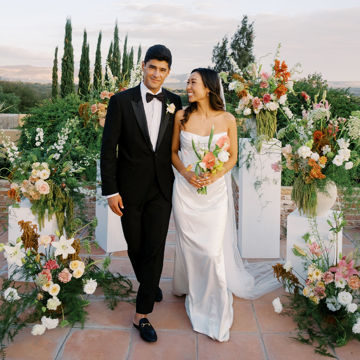 A Desert Chic Destination Wedding for Influencer Allie Tong