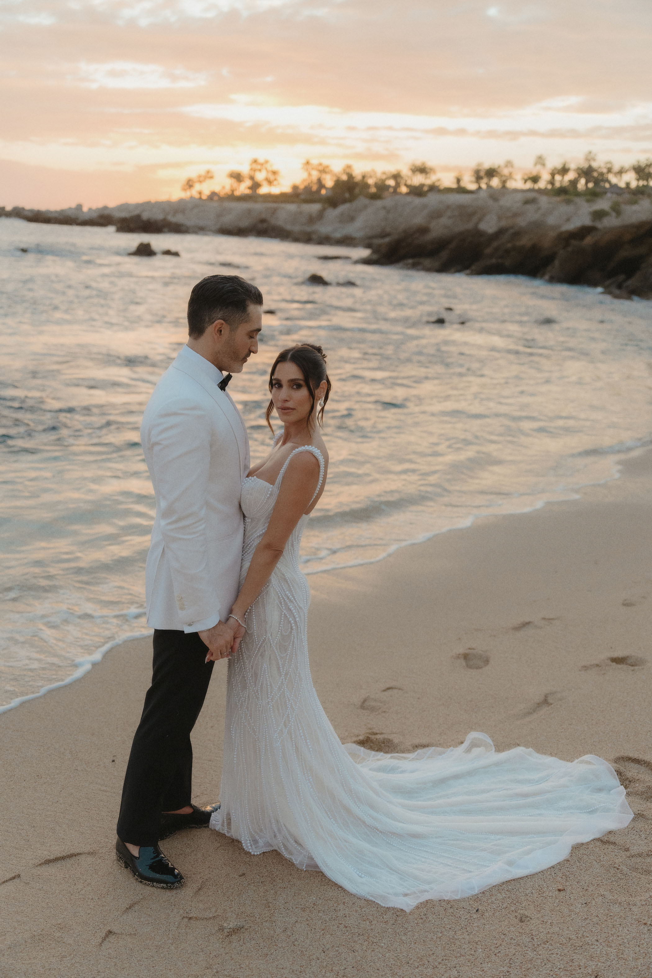 Influencer Nicole Isaacs' Ethereal Beach Wedding