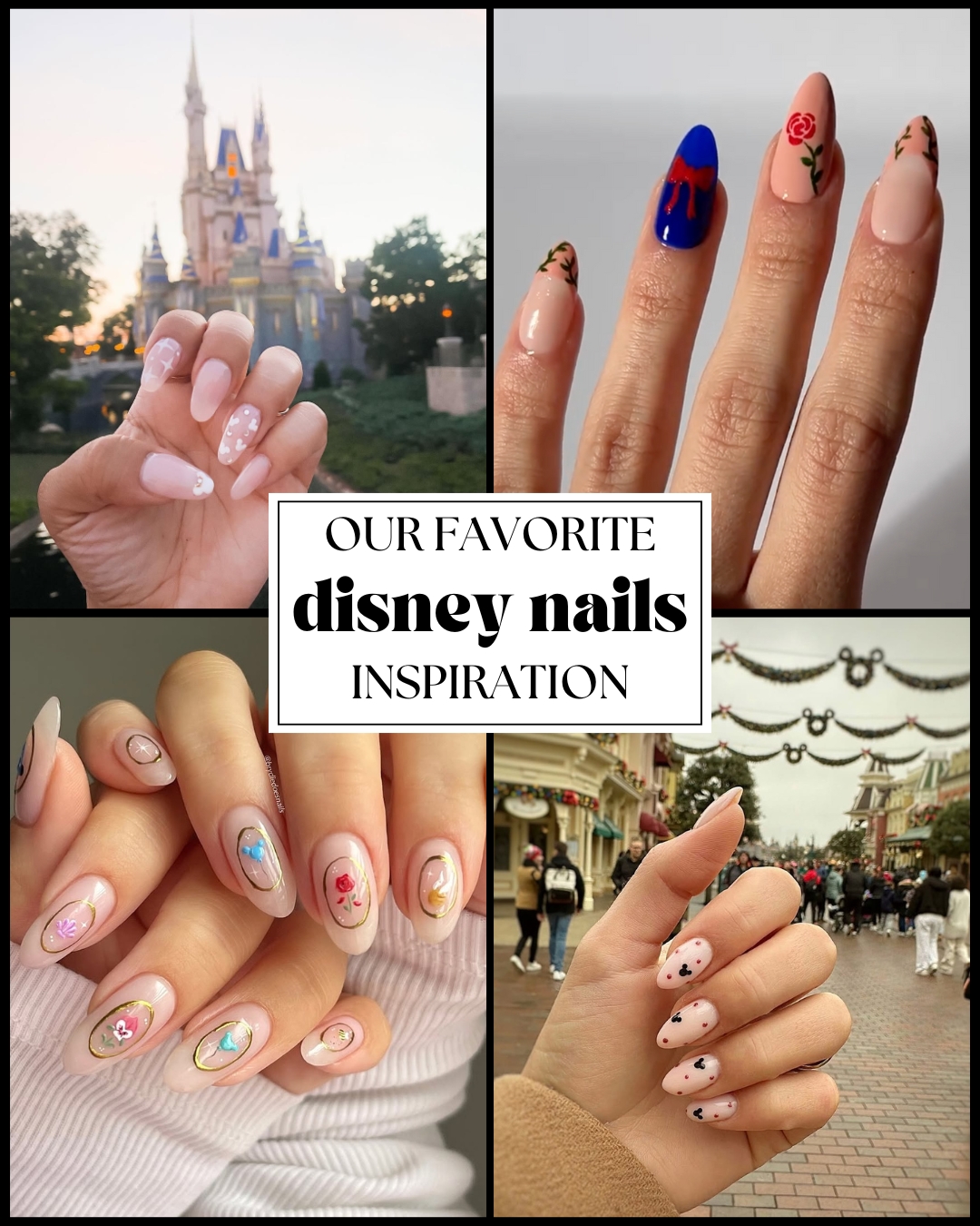 35 Cute Disney Nails Designs And Ideas For Your Next Disney World Visit