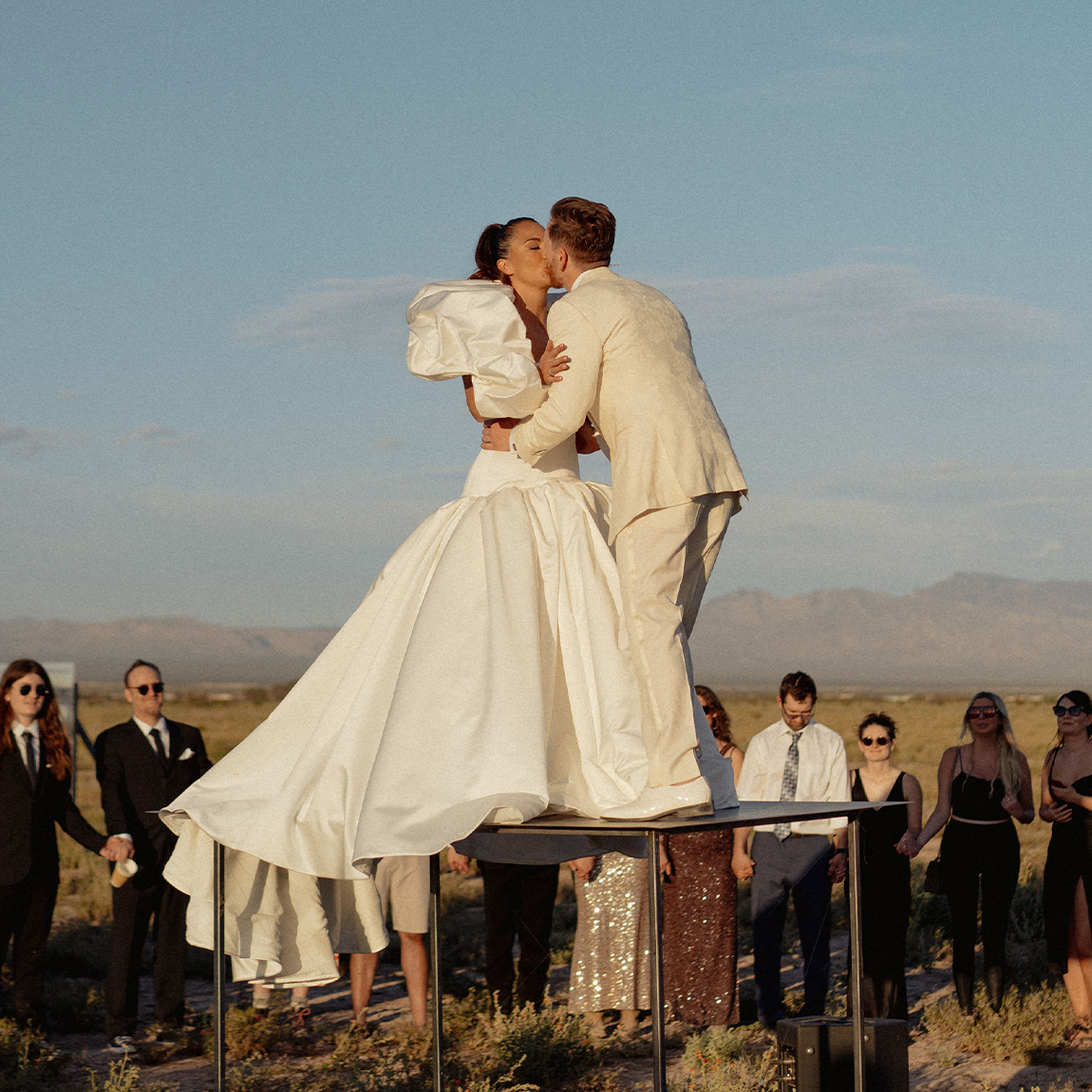 A Transcendent Burning Man-Inspired Wedding in Death Valley, California