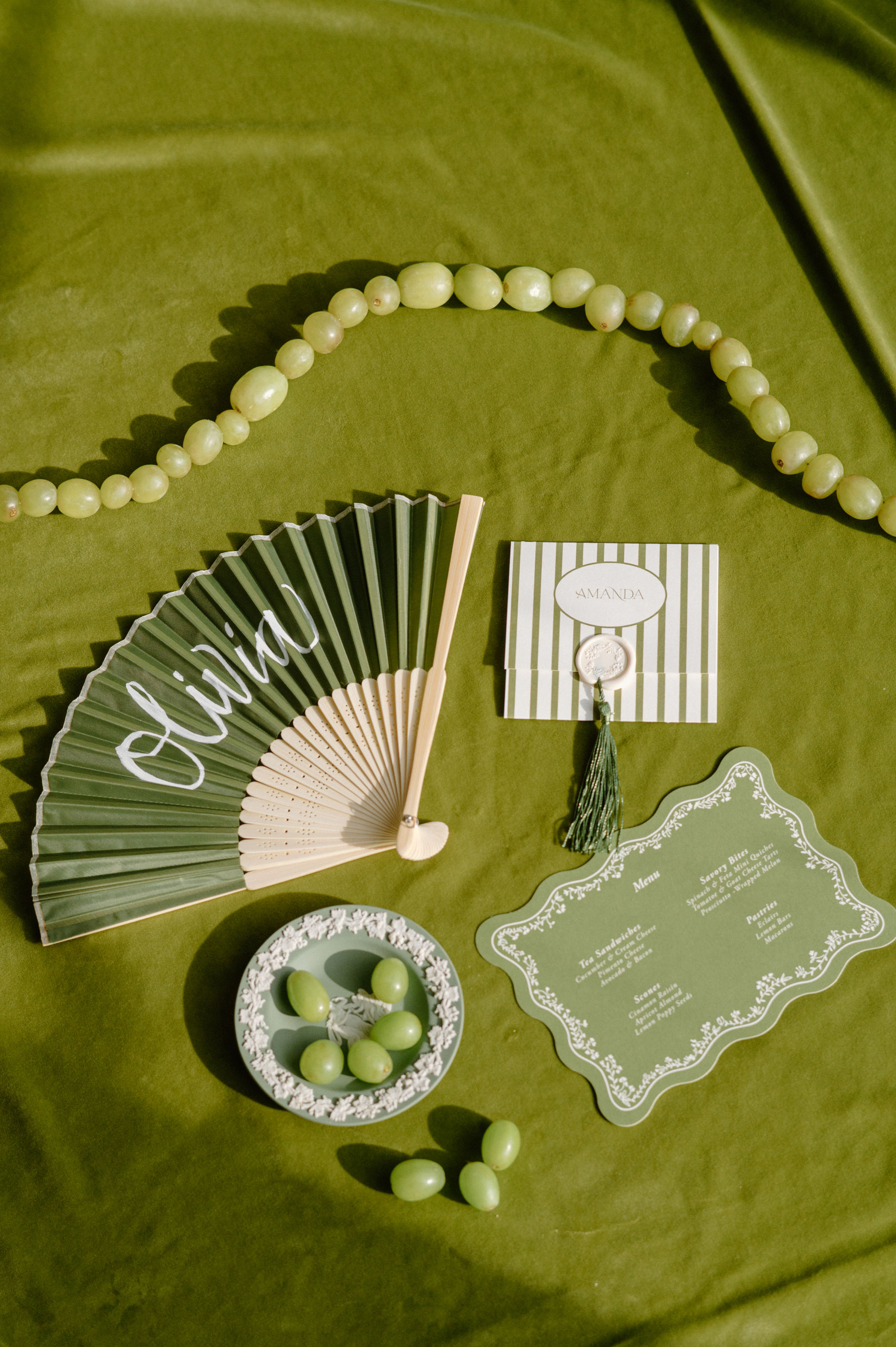 Going Green: This Trendy Bridal Shower Inspo Was Drenched in Lush Green ...