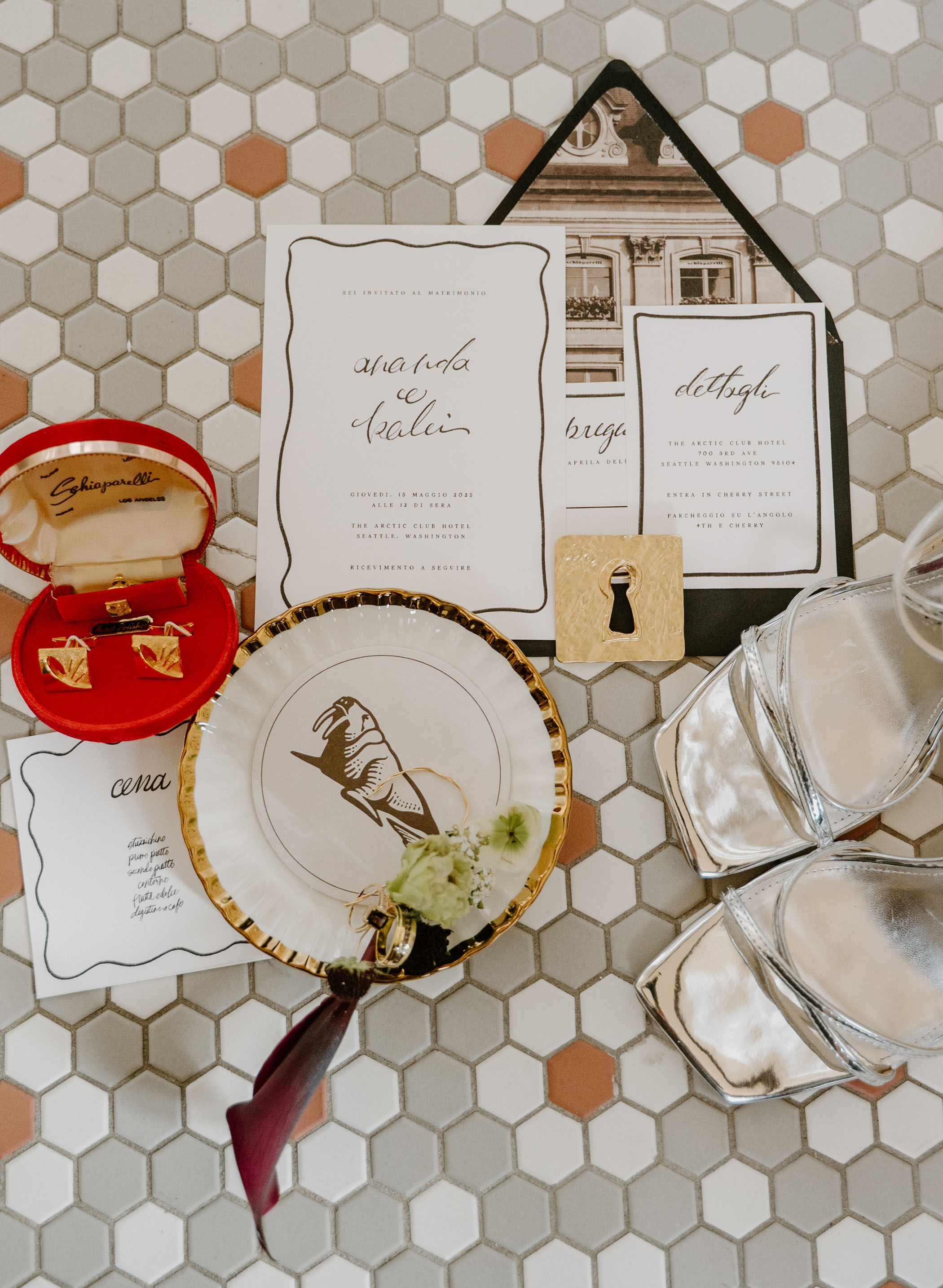 This Schiaparelli-Inspired Wedding Was All Earth Tones + Offbeat Elegance