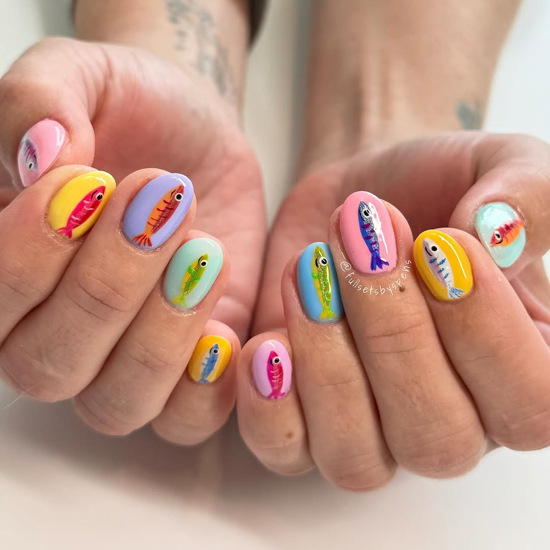Fish Nails Are the Unexpected Manicure Trend Taking Over Feeds in 2025