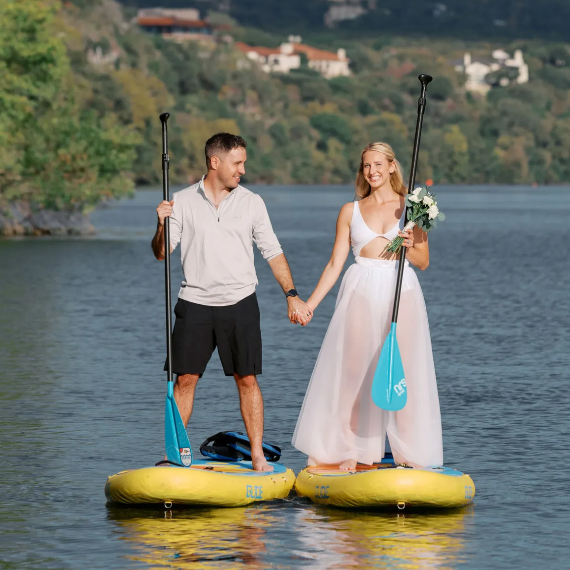 This Couple Got Married on Paddle Boards in the Middle of a Lake—And It ...