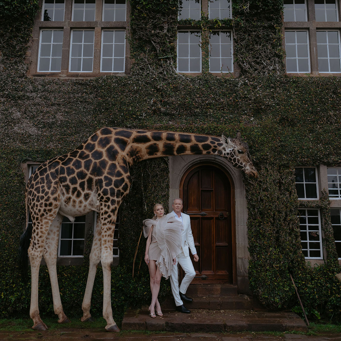 Take a Look Inside the First Ever Wedding at Giraffe Manor in Kenya!